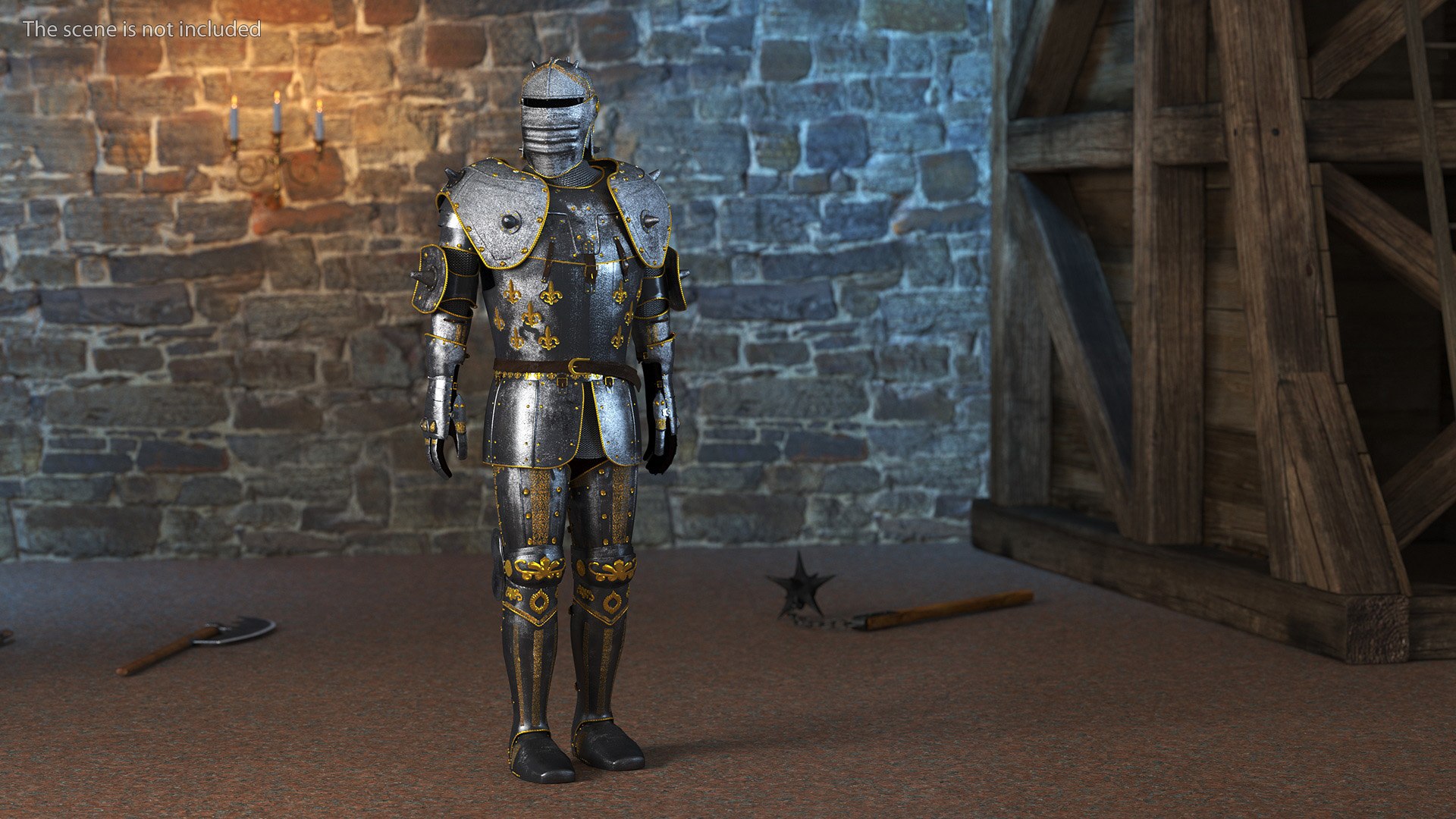 Traditional Knight Armor Suit 3D Model - TurboSquid 2215043