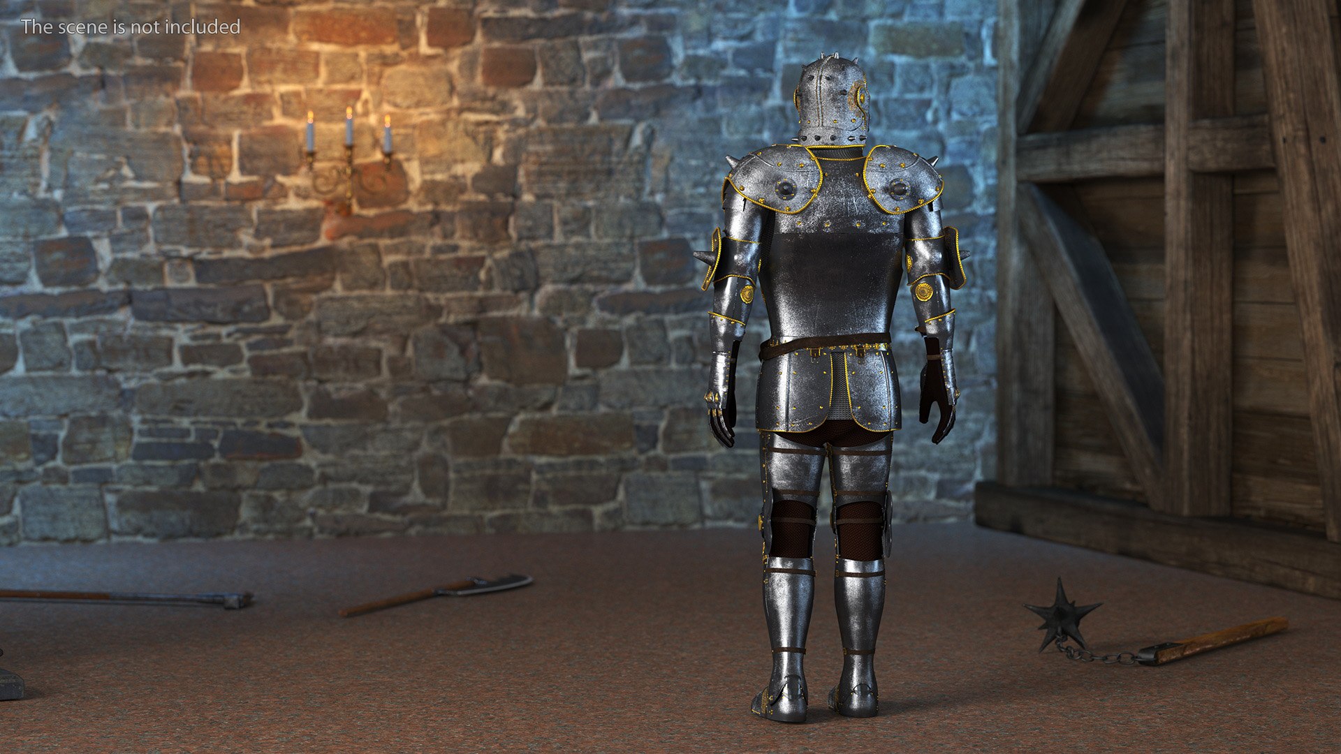 Traditional Knight Armor Suit 3D Model - TurboSquid 2215043
