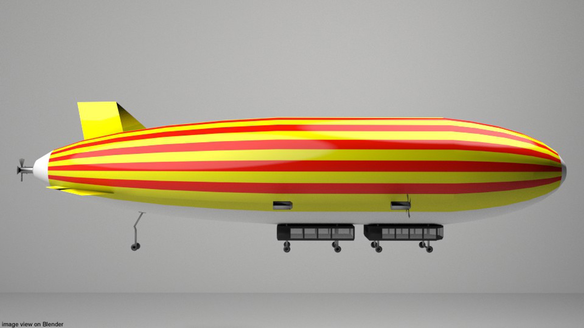 3D Commercial Zeppelin - TurboSquid 1189666