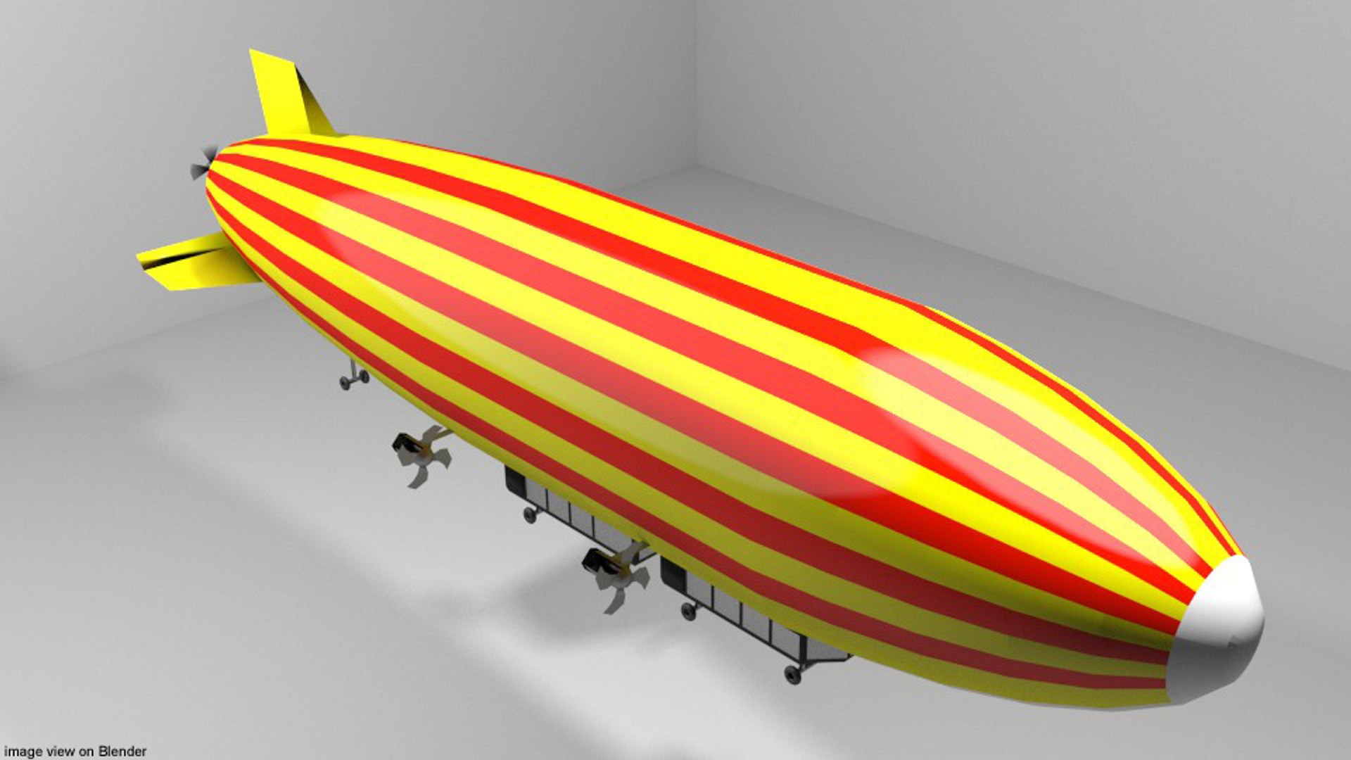3D Commercial Zeppelin - TurboSquid 1189666
