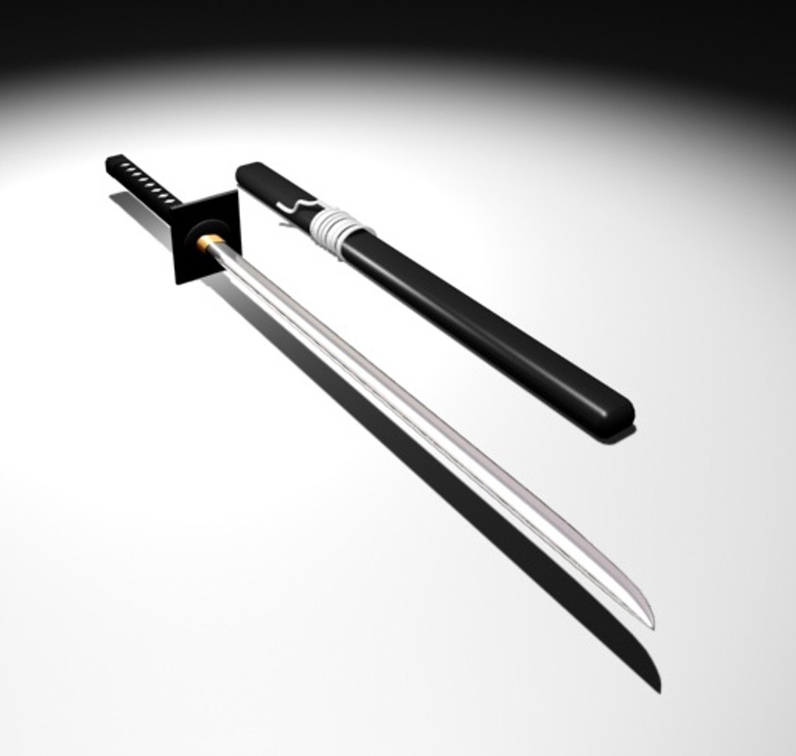 3ds max ninja sword