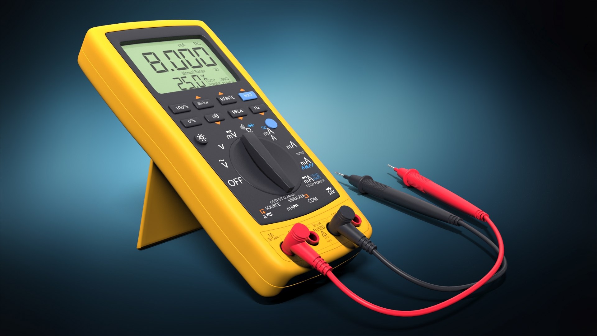 Digital Multimeter 3d Model