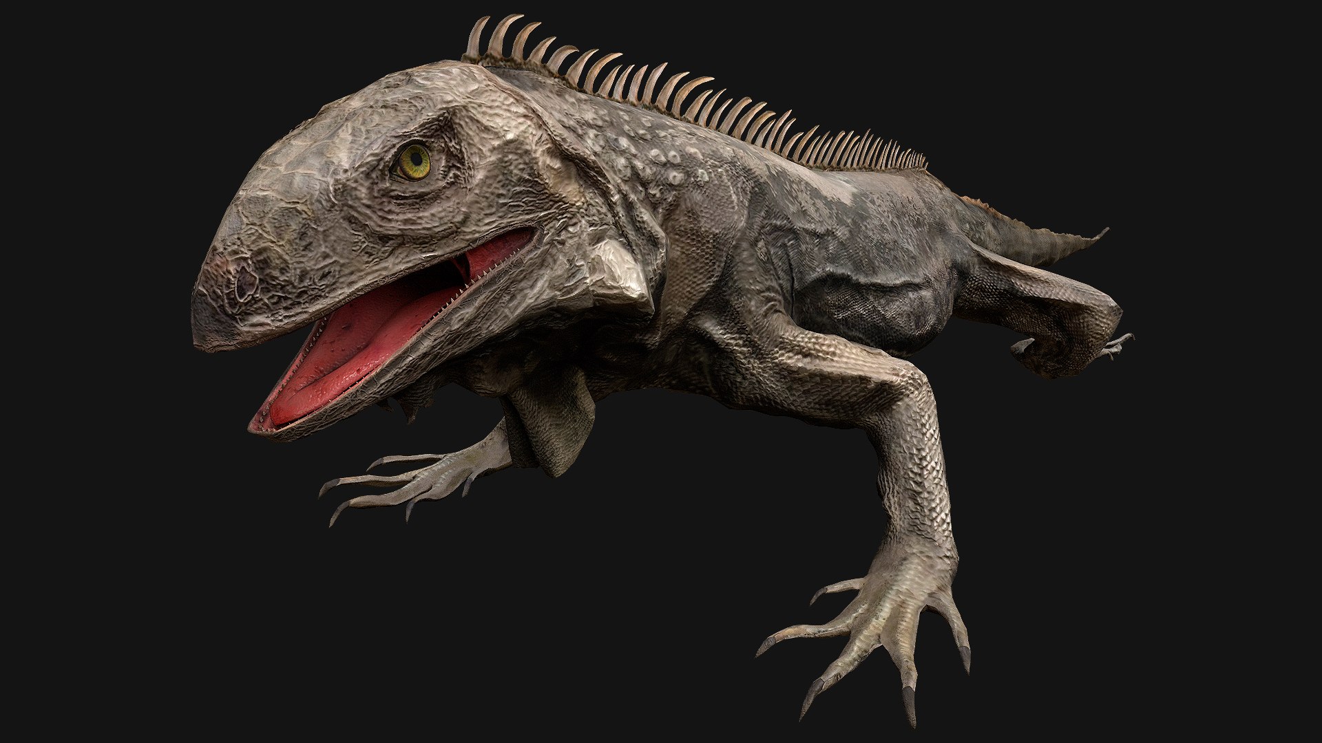 Iguana Reptile 3D Model - TurboSquid 2038540