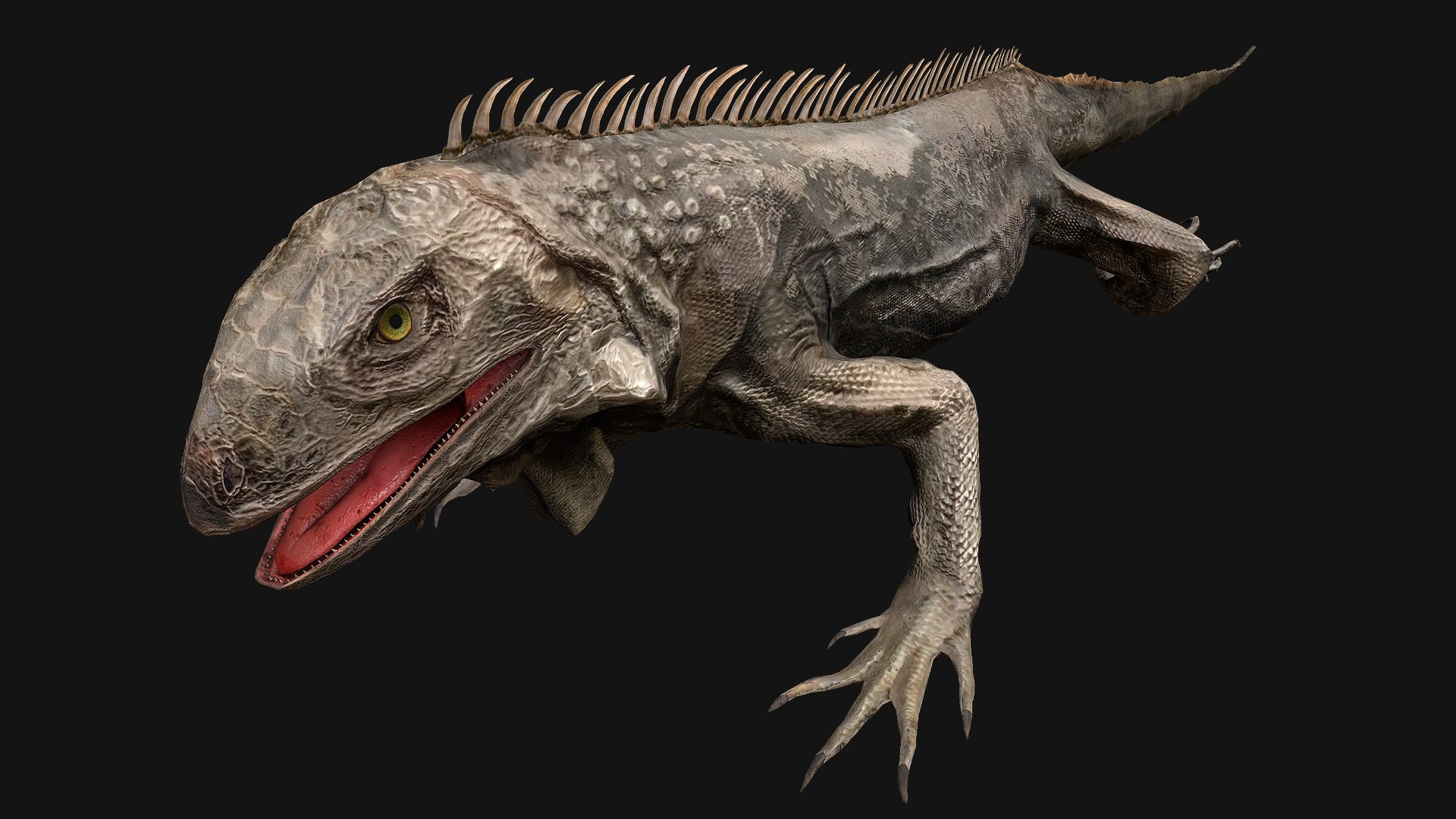 Iguana Reptile 3D Model - TurboSquid 2038540