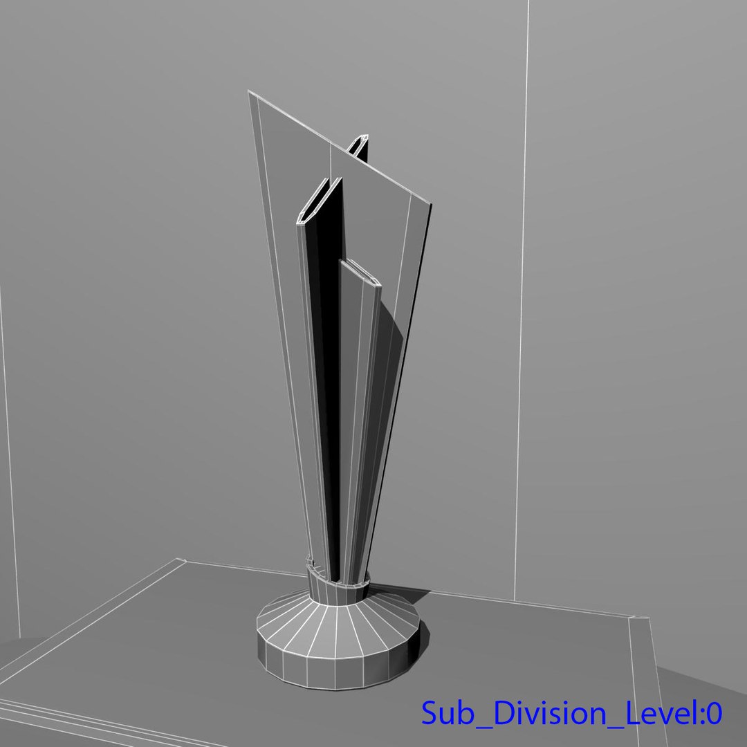 t20 trophy stand 3d model