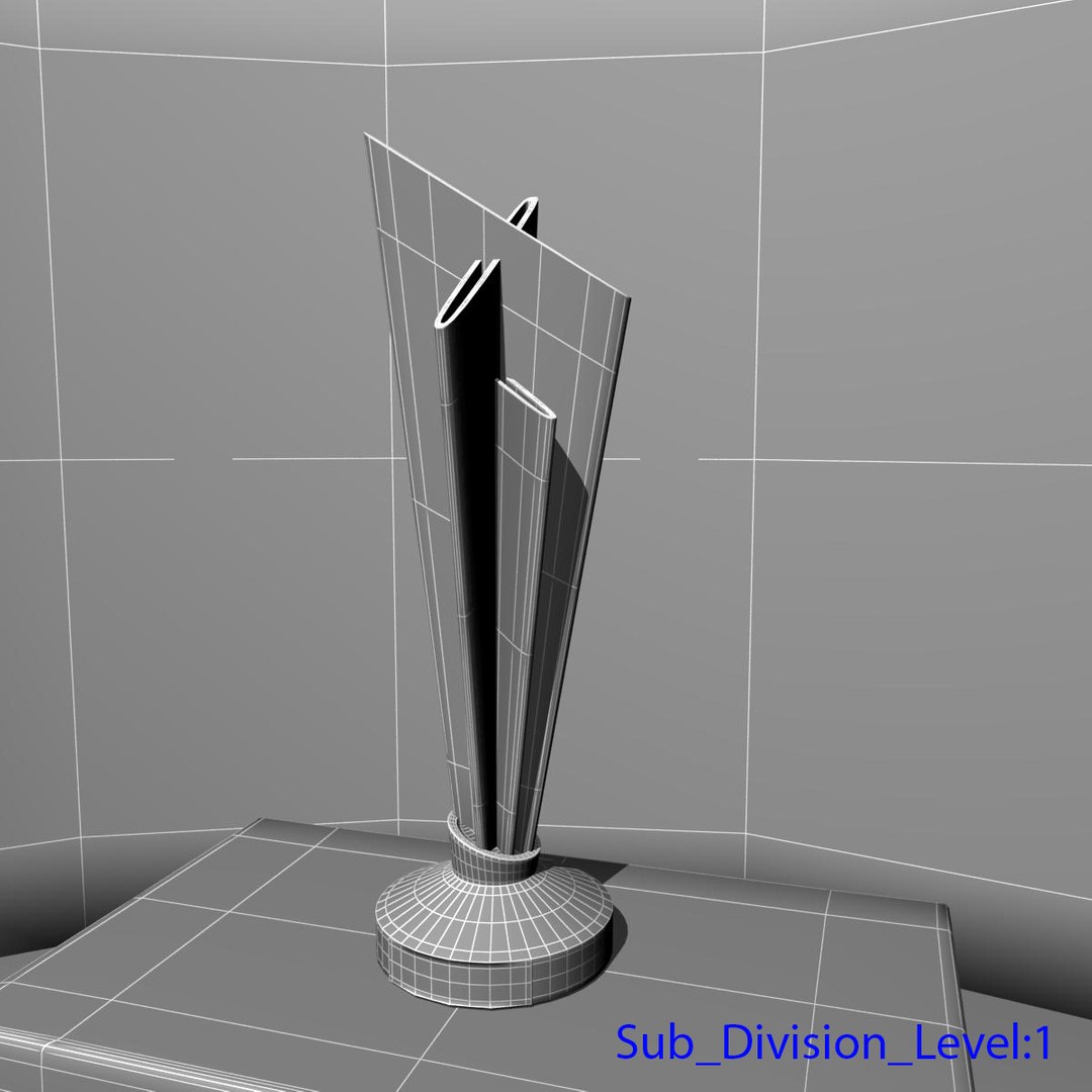t20 trophy stand 3d model