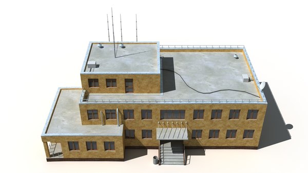 3d building background model