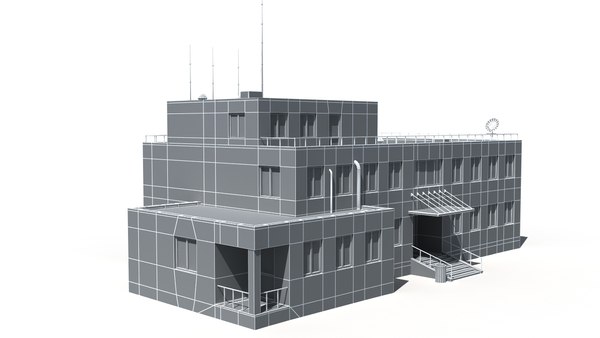 3d building background model