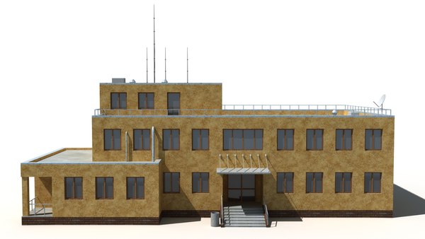 3d building background model