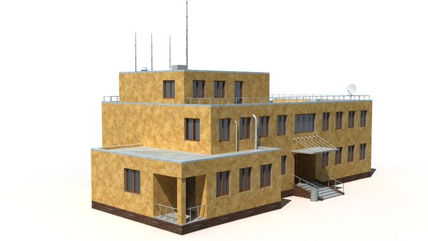 3d building background model