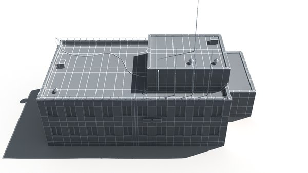 3d building background model