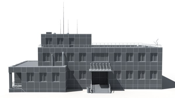 3d building background model