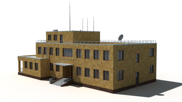 3d building background model