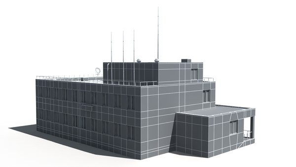 3d building background model
