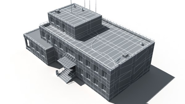 3d building background model