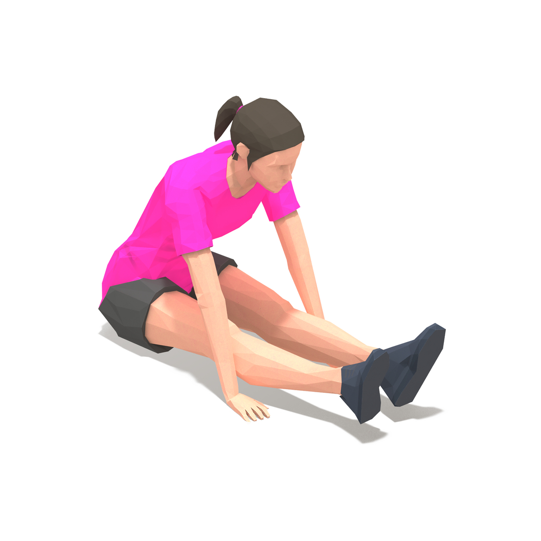 3D animations exercise woman - TurboSquid 1706717