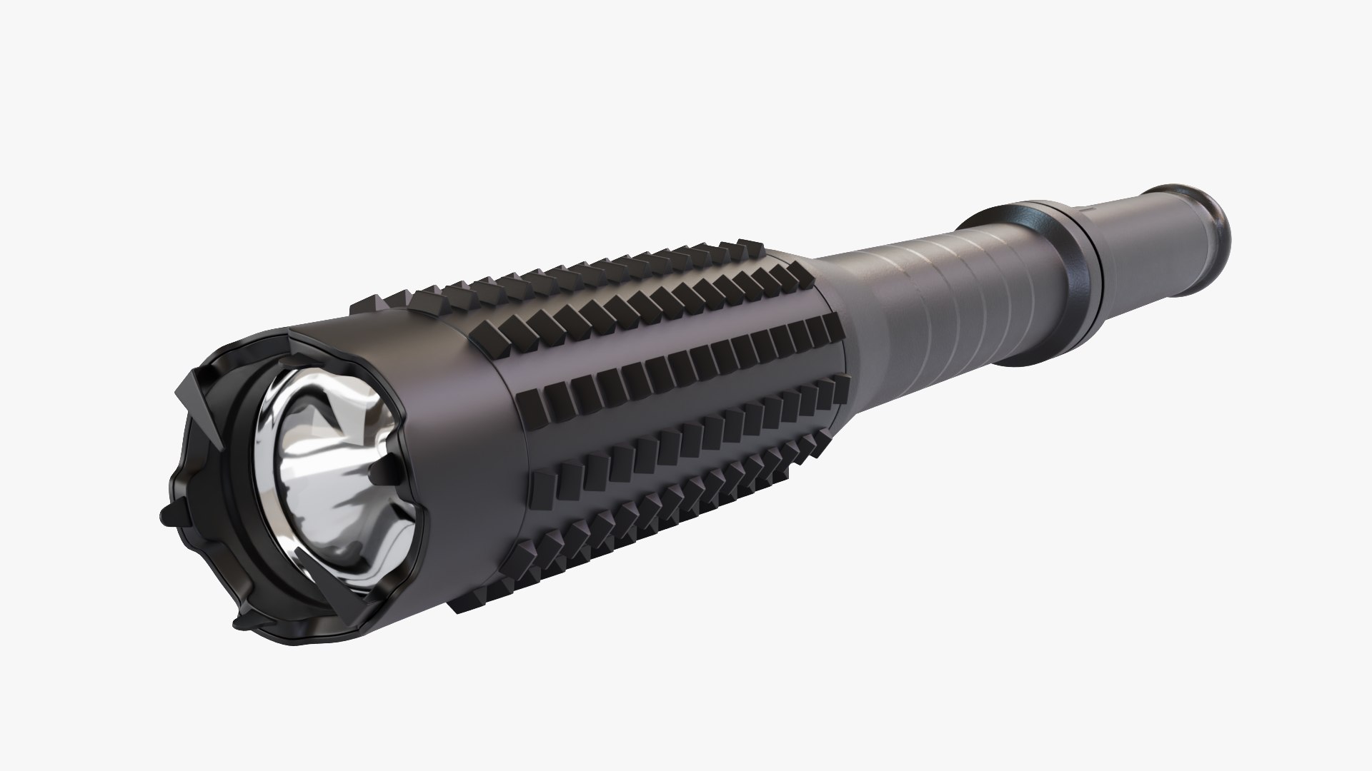 3D Stun Baton with Flashlight model - TurboSquid 2049503