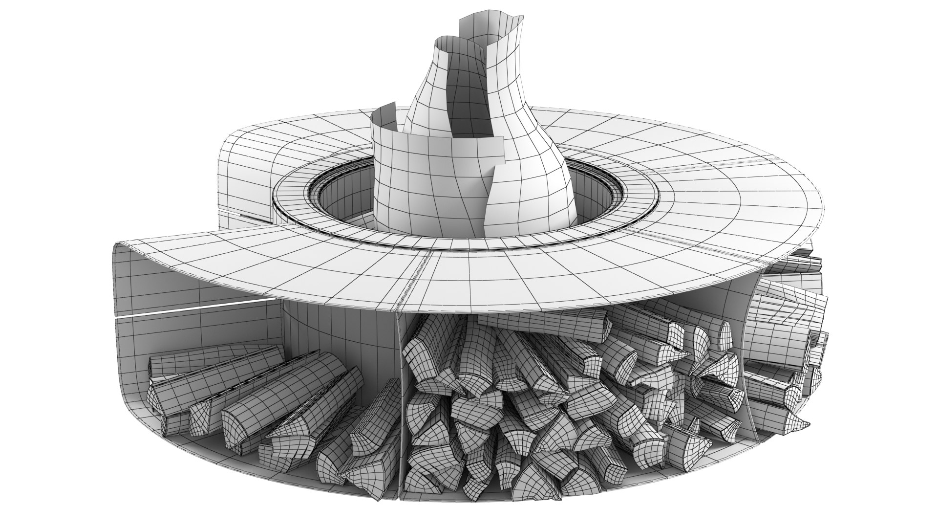 3D Model Outdoor Fire Pit 2 - TurboSquid 1855089