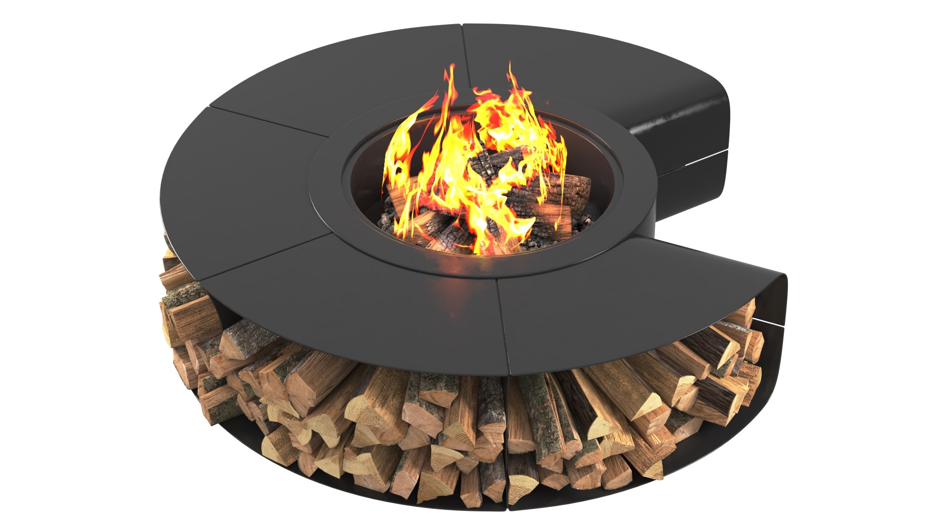 3D Model Outdoor Fire Pit 2 - TurboSquid 1855089