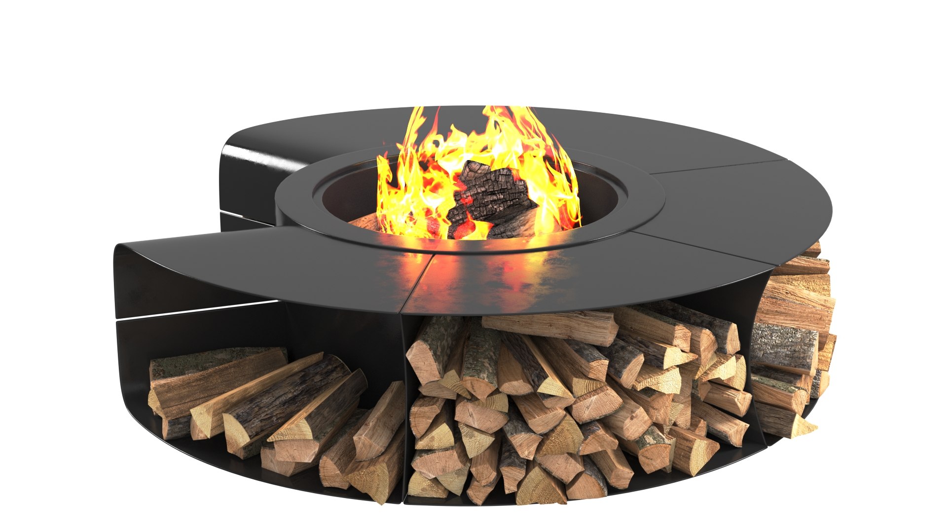 3D Model Outdoor Fire Pit 2 - TurboSquid 1855089