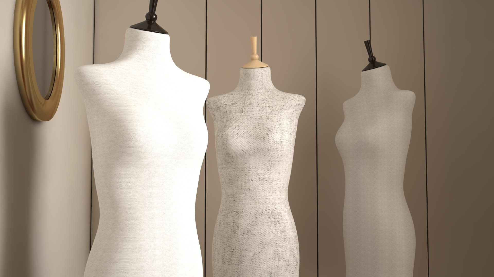 3D Model Mannequin Collection Dior - TurboSquid 1869197