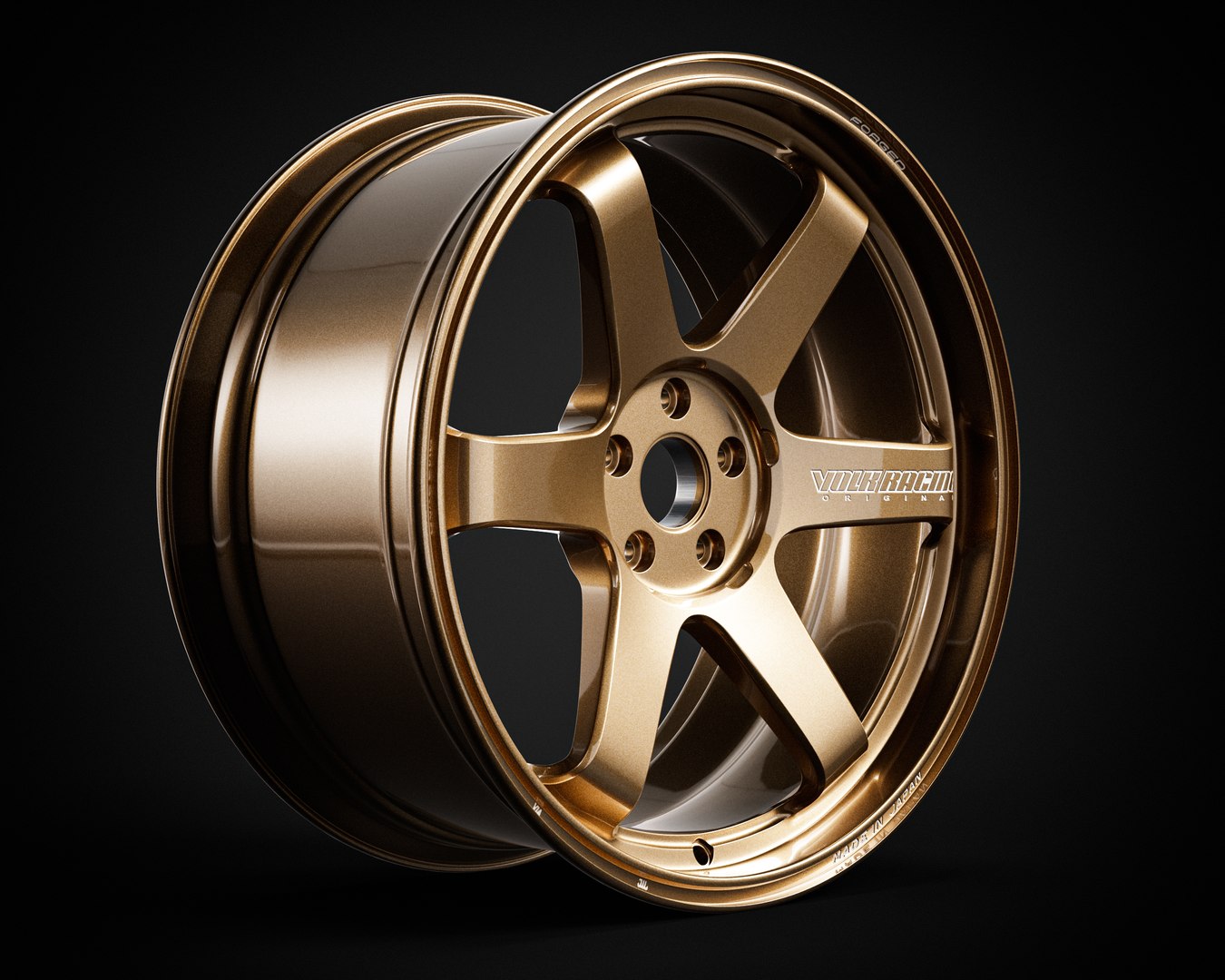 3D Model Volk Racing TE37 Ultra M-Spec - TurboSquid 2231190