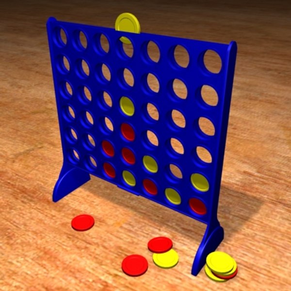 connect 4 3d model