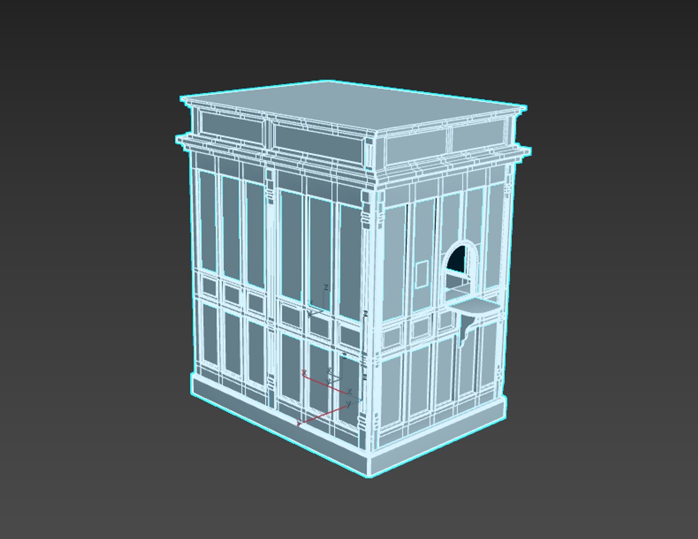 Ticket Office 3D Model - TurboSquid 1784074