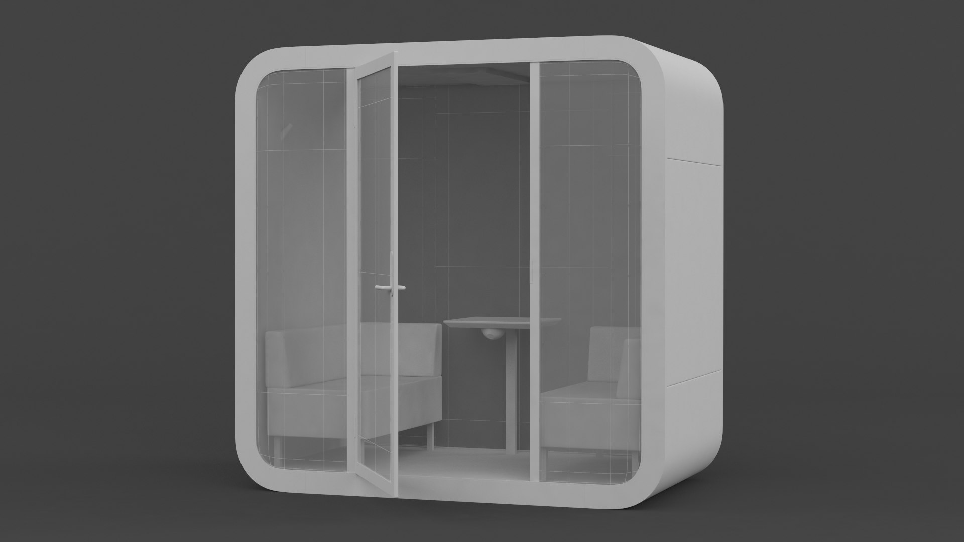 Phone Booth Model - TurboSquid 2050528