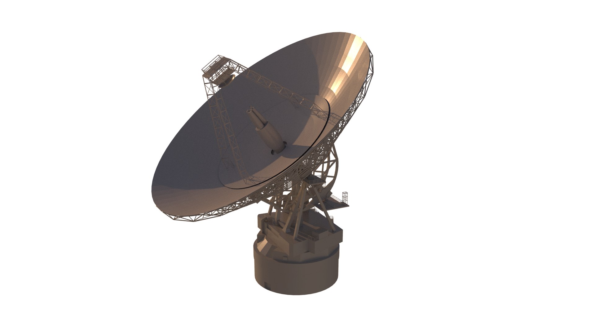 Satellite Dish 3D Model - TurboSquid 1866359