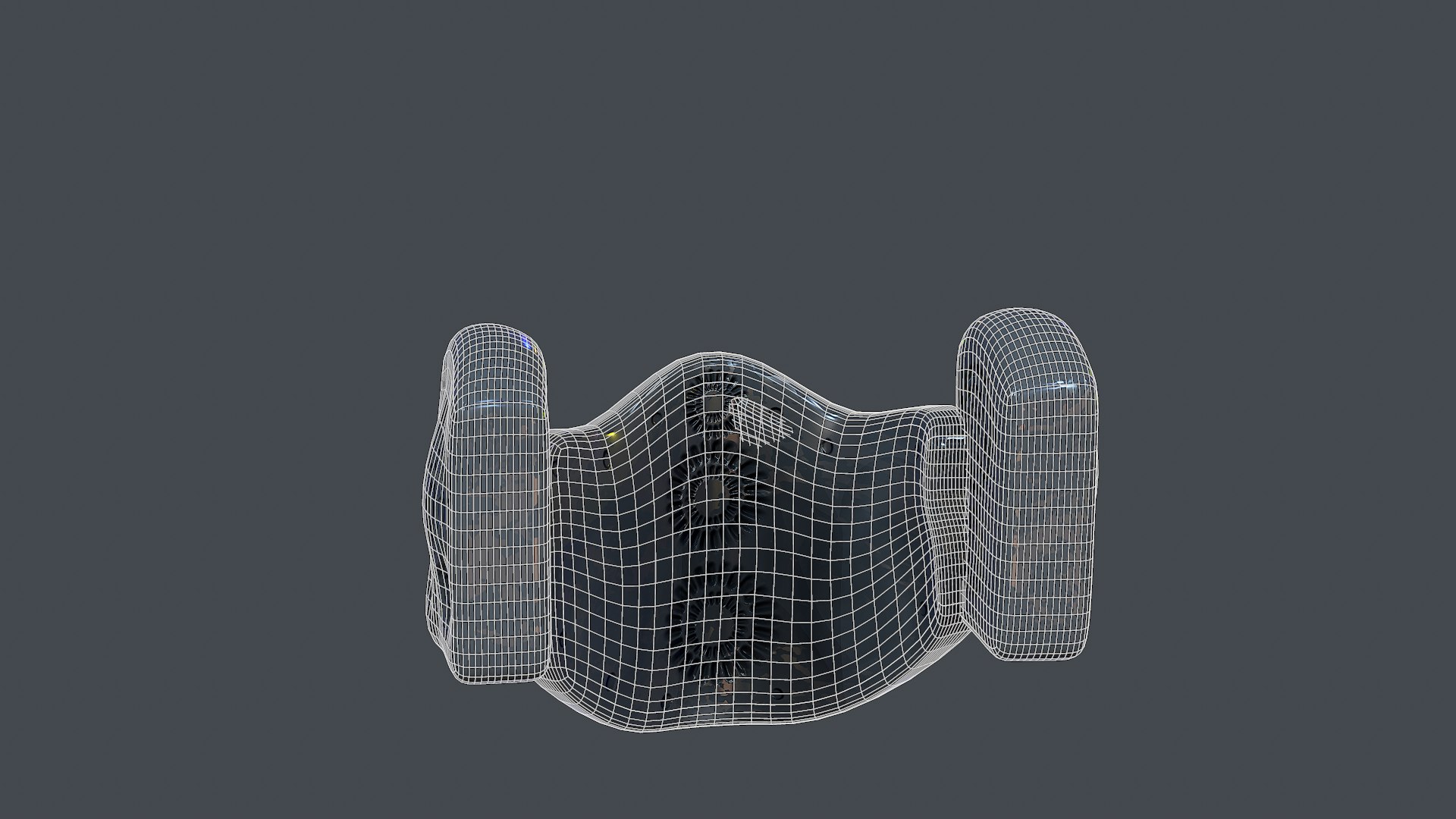 3D Gas mask respirator scifi futuristic model - TurboSquid 1943993