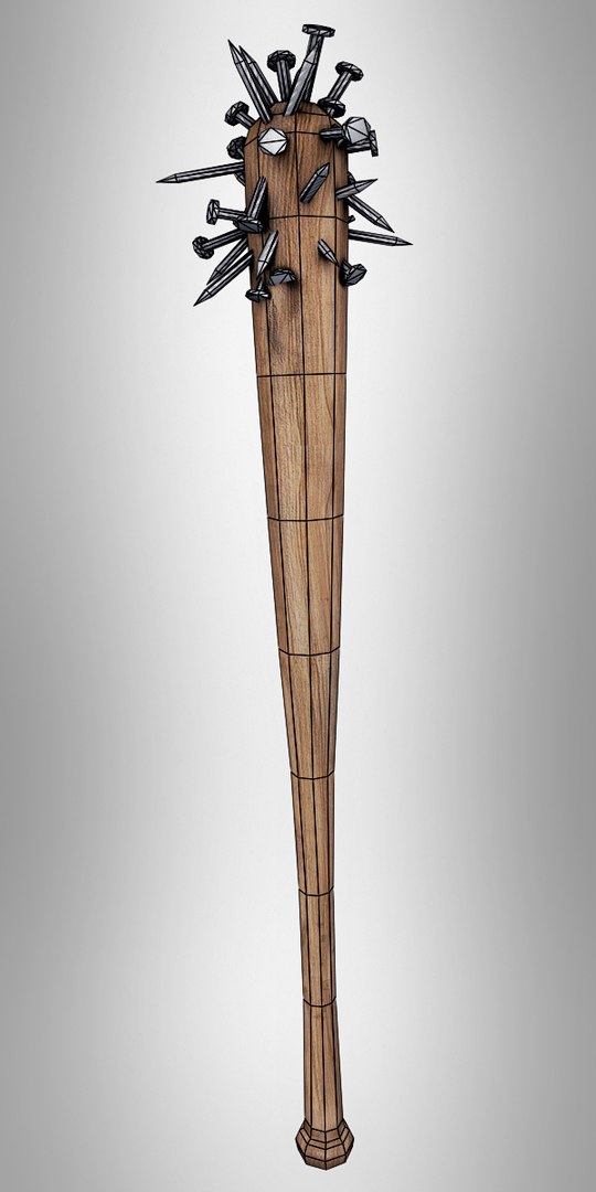 3d Model Spiked Baseball Bat