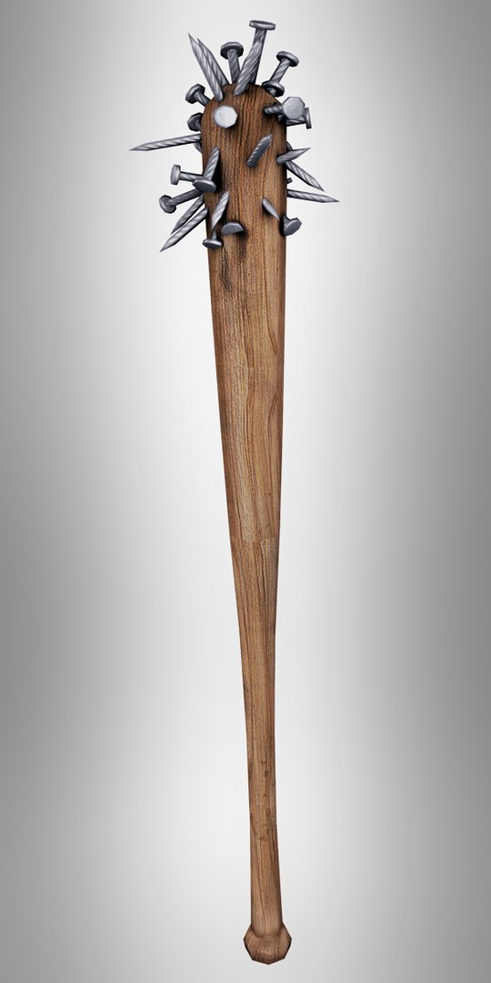 3d Model Spiked Baseball Bat