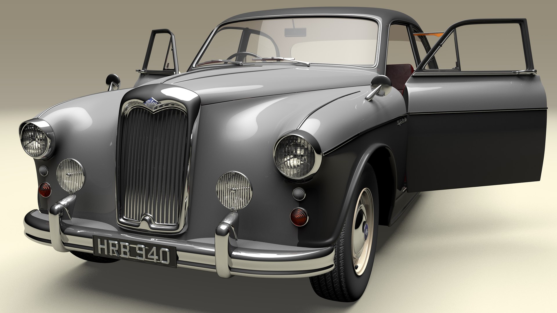 3D Model 1957 Riley - TurboSquid 1480340
