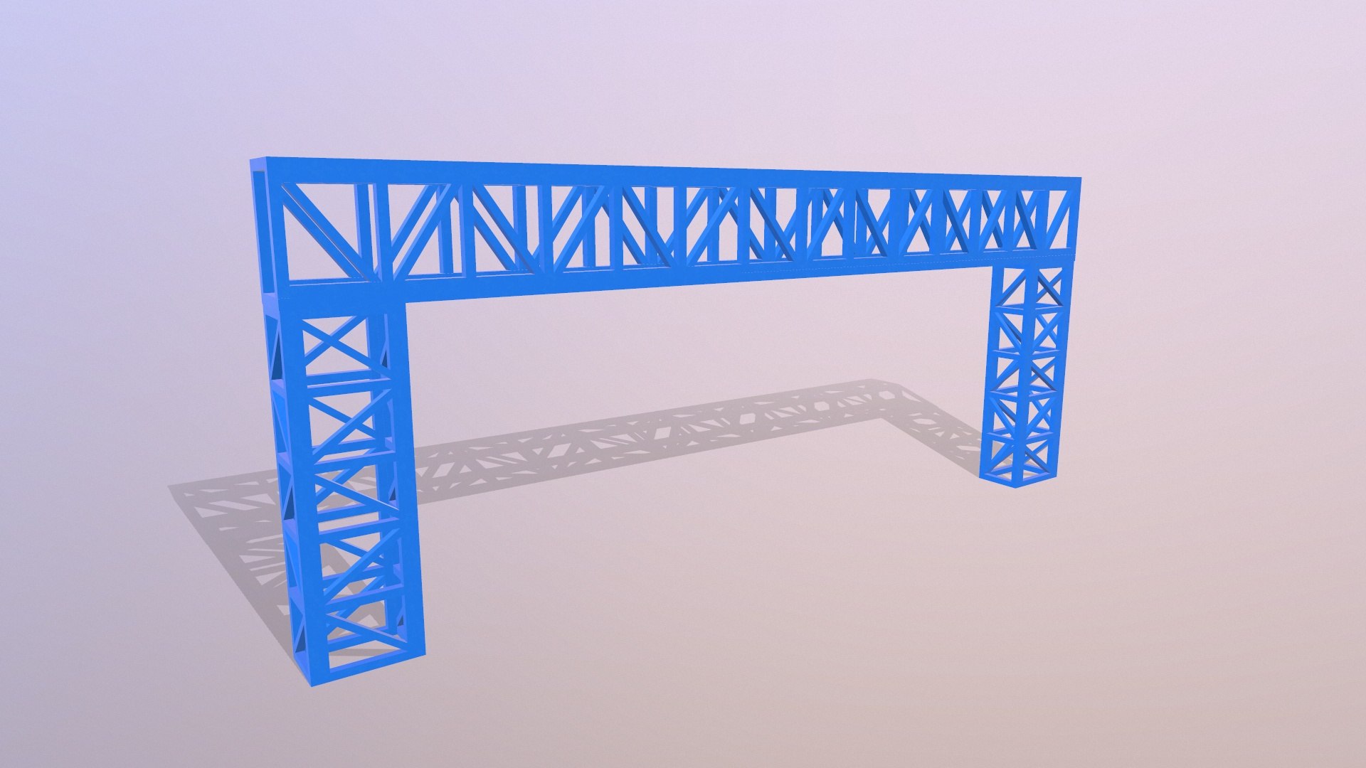 3D Model Pipe Rack Structure - TurboSquid 2286944