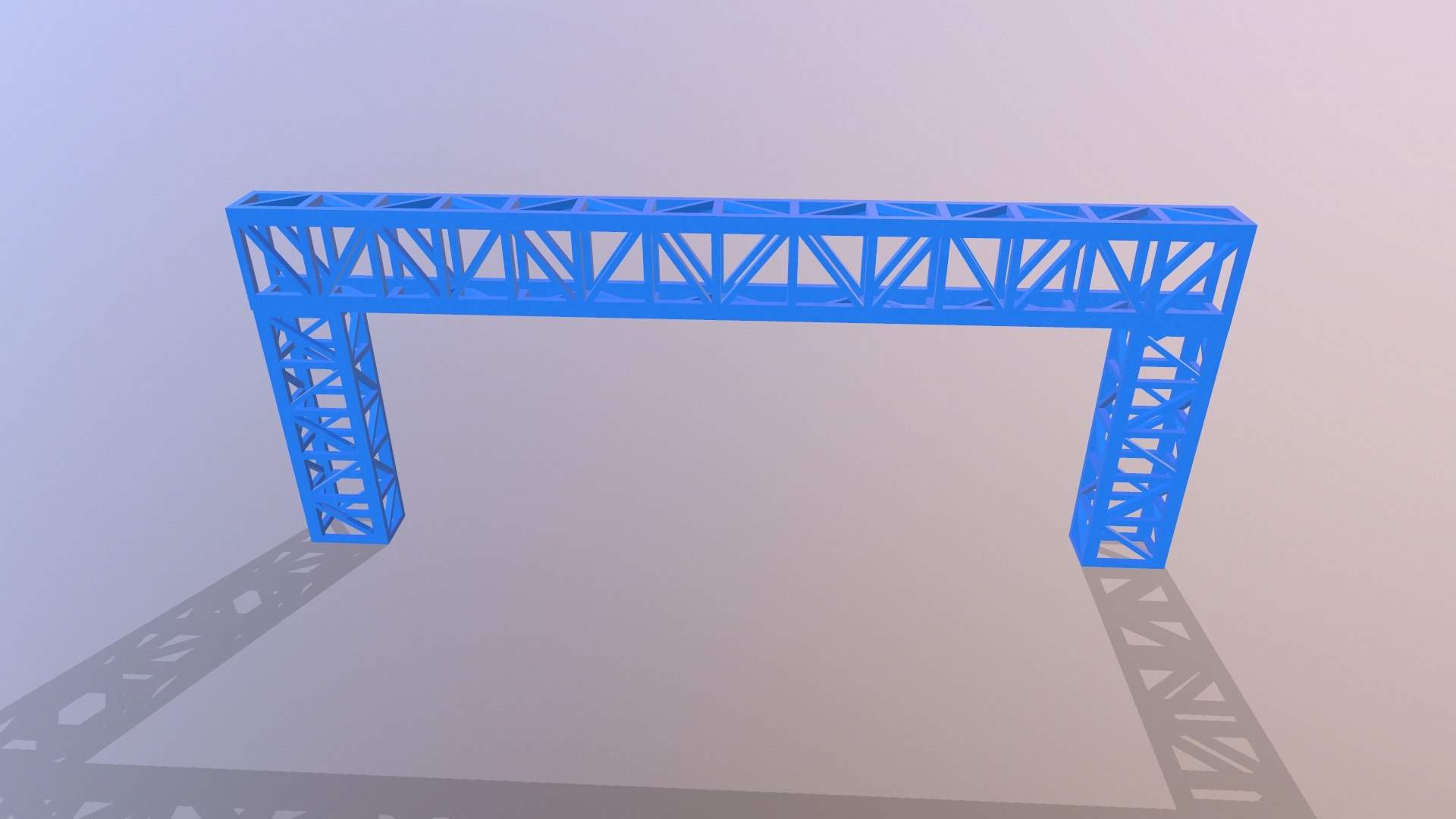 3D Model Pipe Rack Structure - TurboSquid 2286944