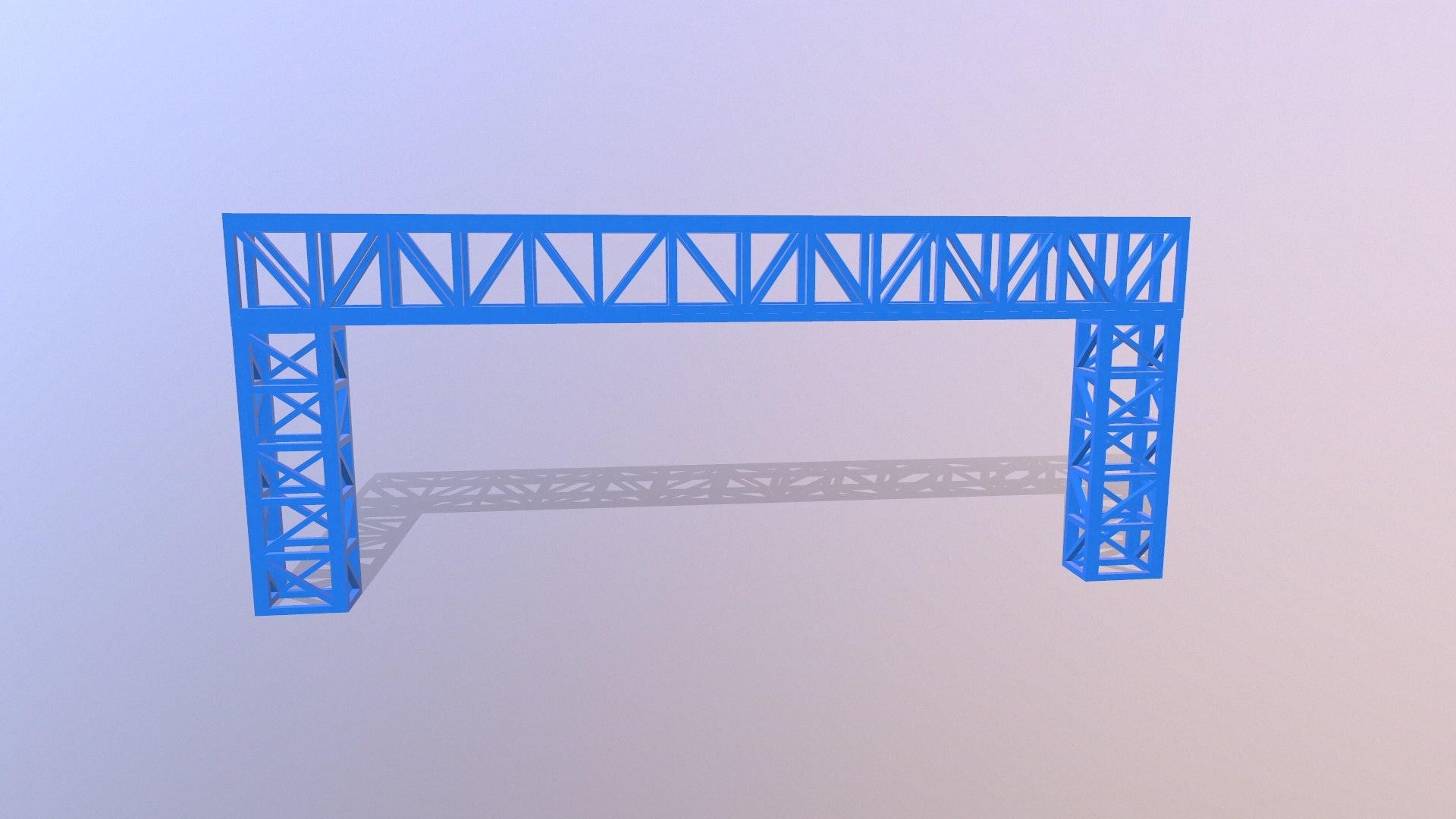 3D Model Pipe Rack Structure - TurboSquid 2286944