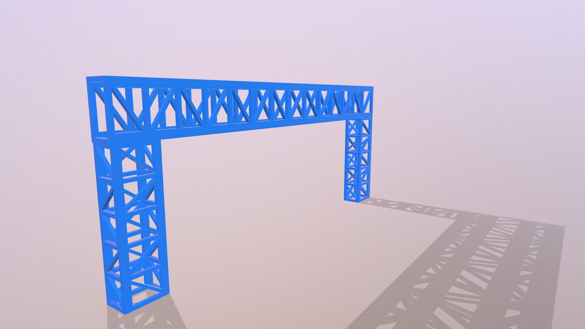 3D Model Pipe Rack Structure - TurboSquid 2286944