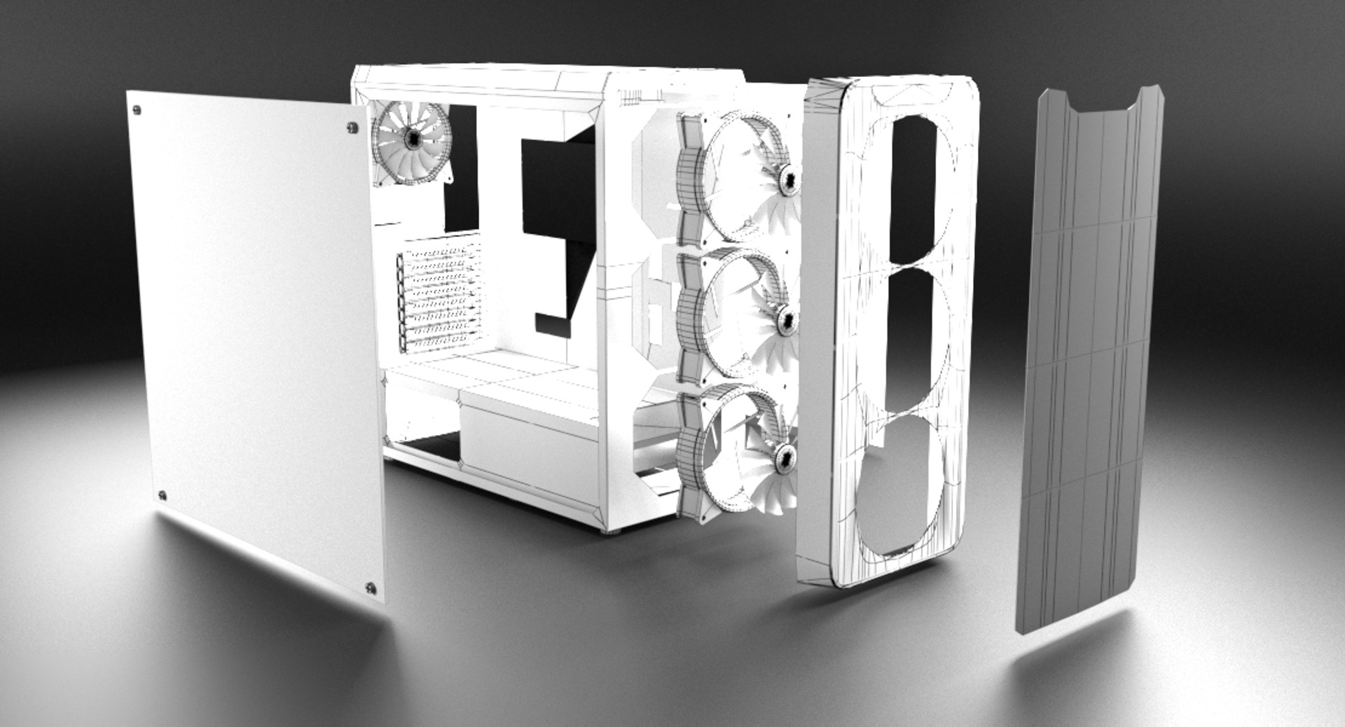 3D Model Computer Case - TurboSquid 1656828