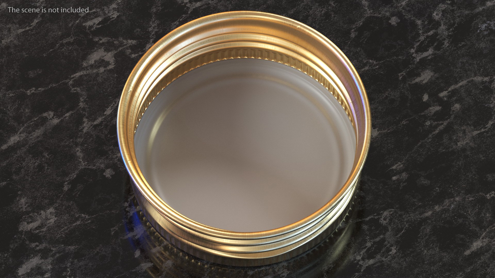 3D 28mm Round Aluminum Screw Cap Golden Model - TurboSquid 1957910