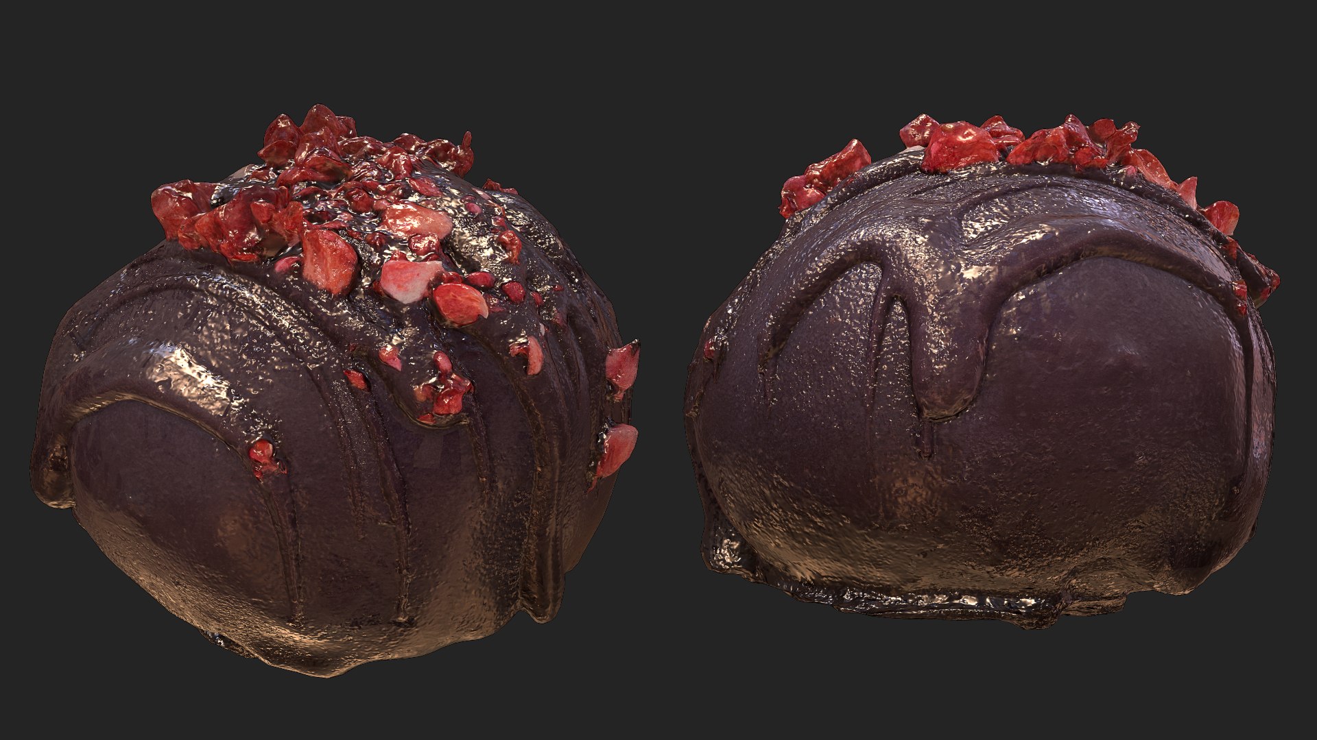 3D Chocolate Candy Model - TurboSquid 2015557