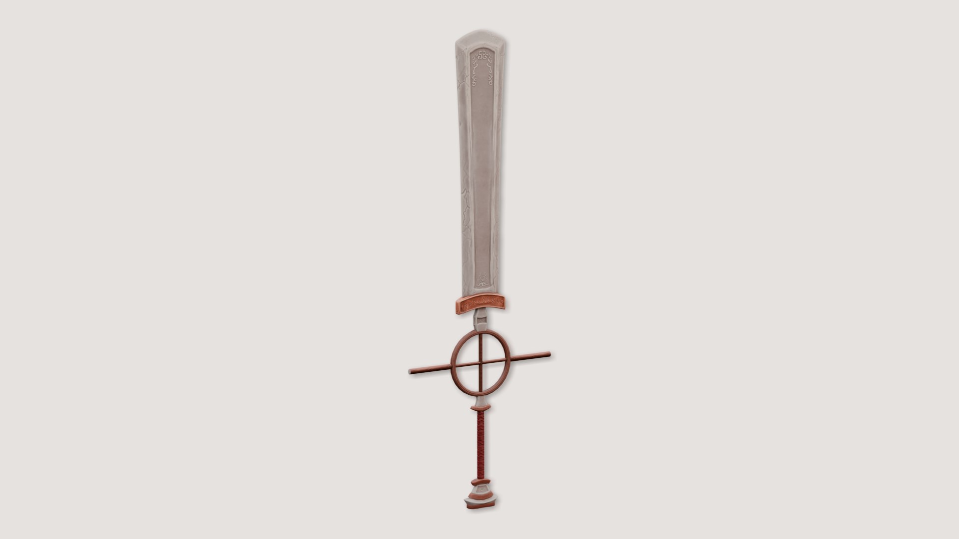 Free 3D Stylized Rustic Sword - TurboSquid 2180483