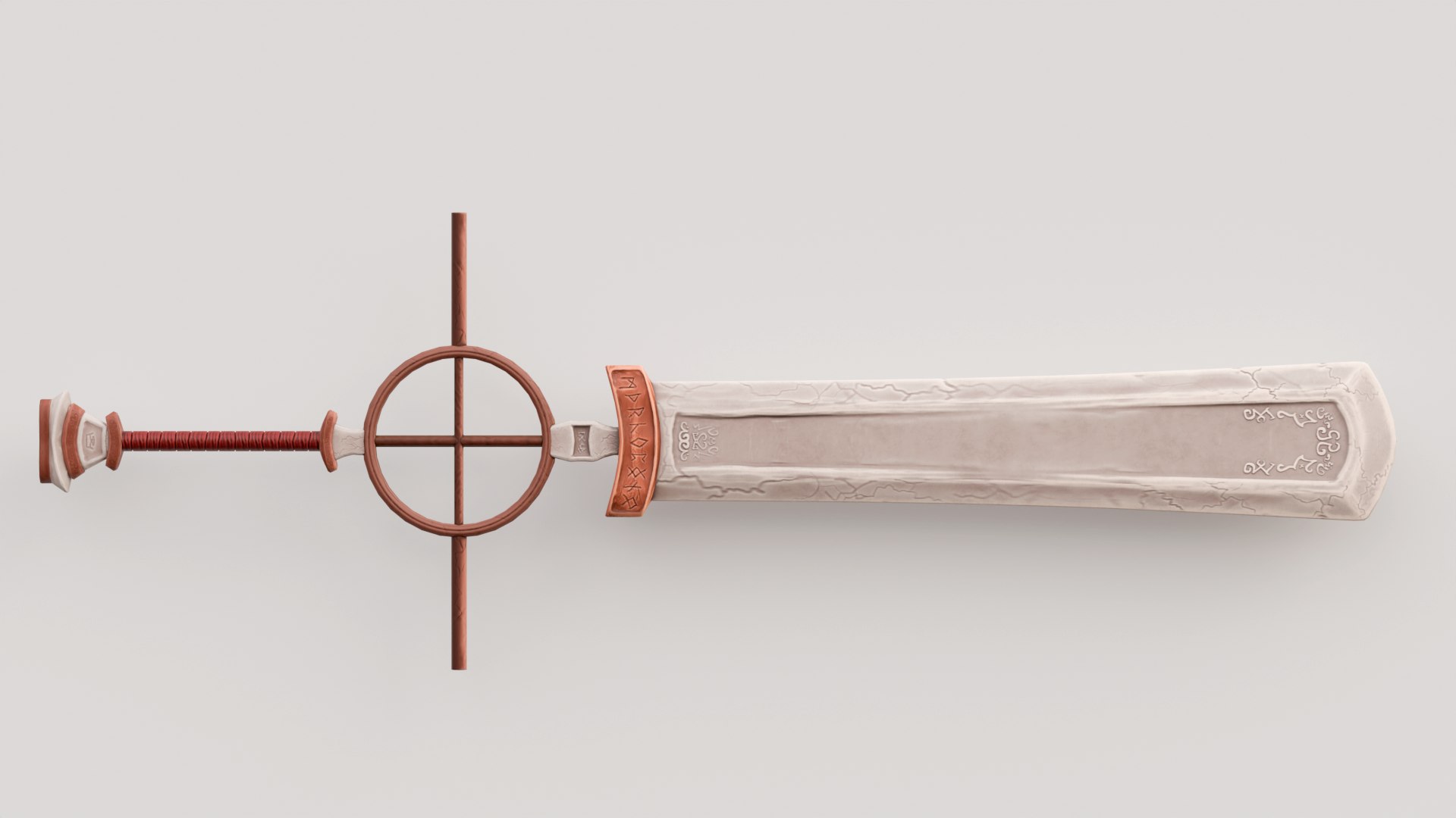 Free 3D Stylized Rustic Sword - TurboSquid 2180483