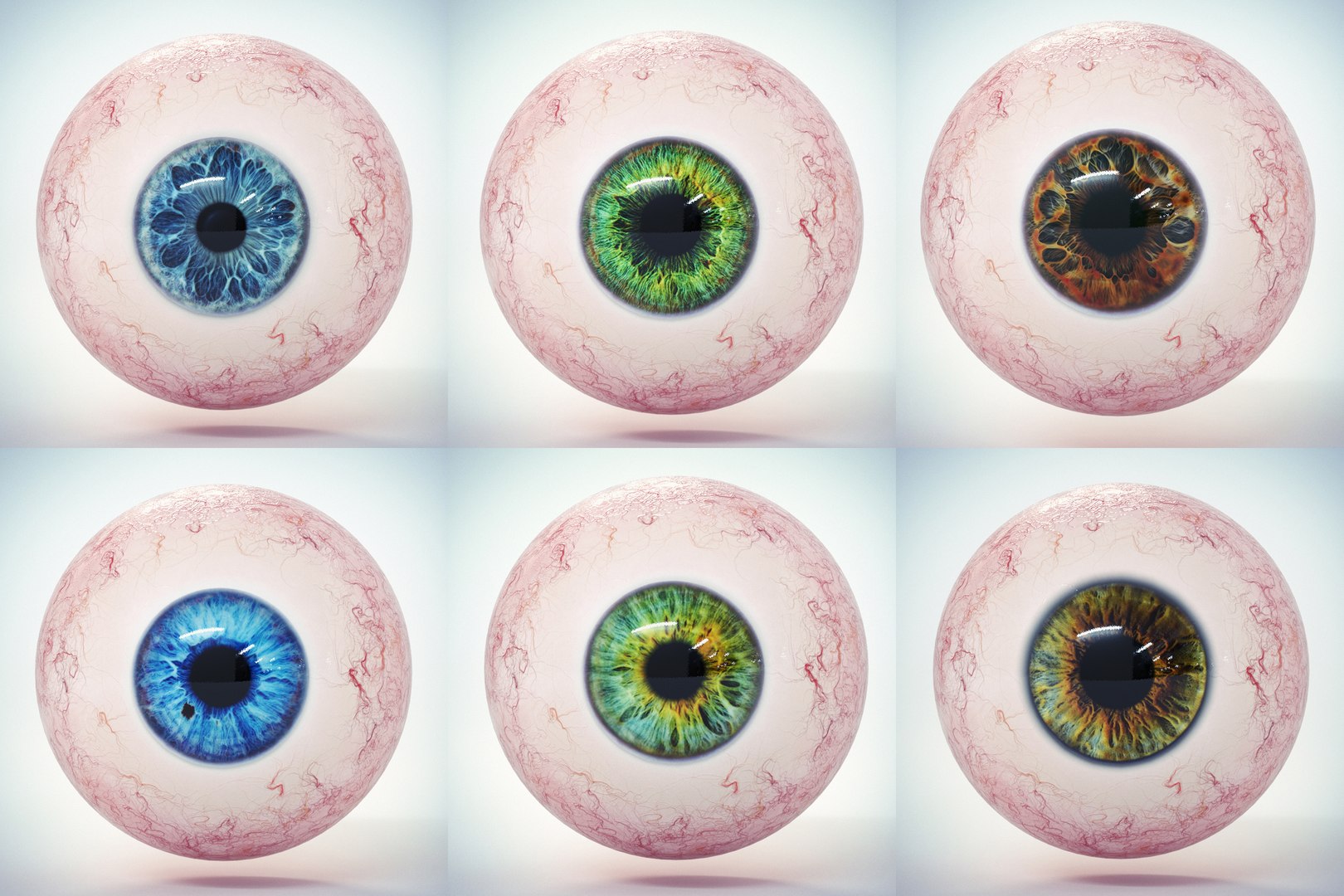 Eyes Pack Model - TurboSquid 1426089