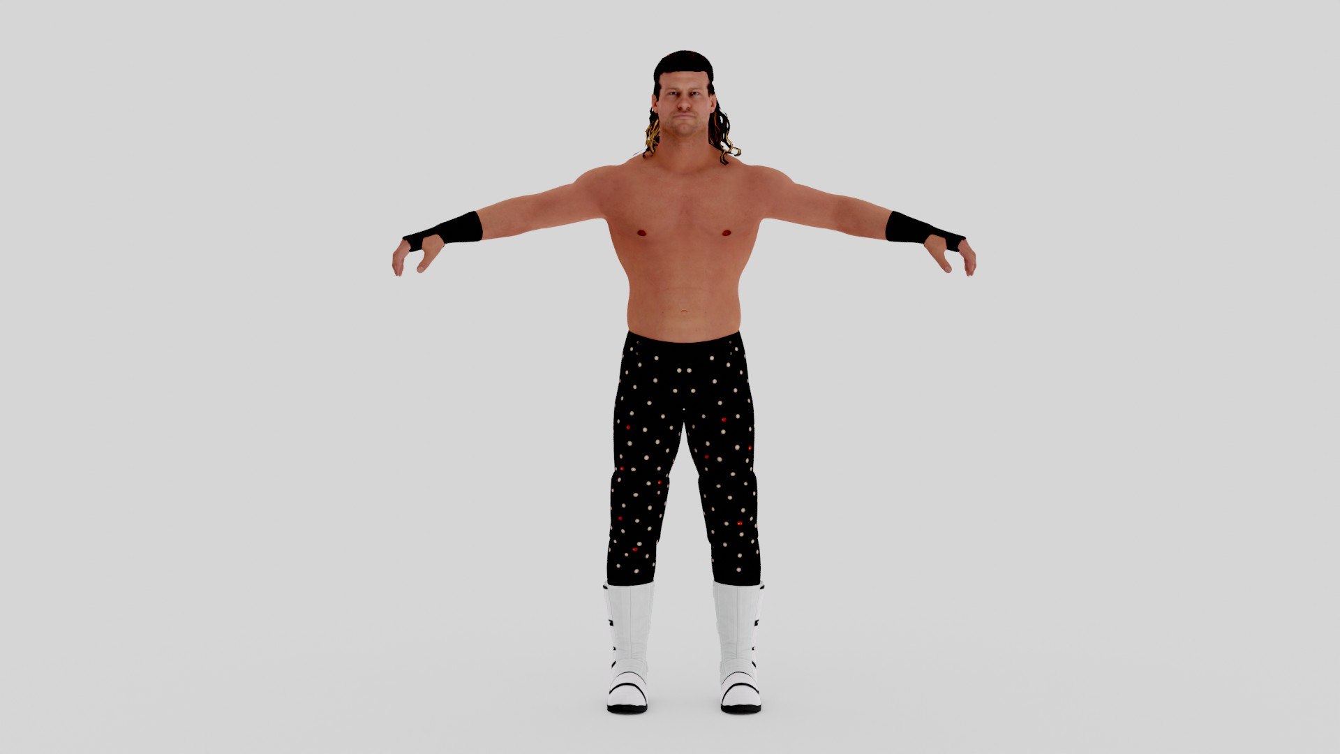 3D Model Dolph Ziggler WWE Champion - TurboSquid 2115614