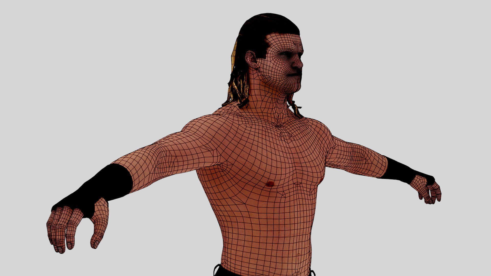 3D Model Dolph Ziggler WWE Champion - TurboSquid 2115614