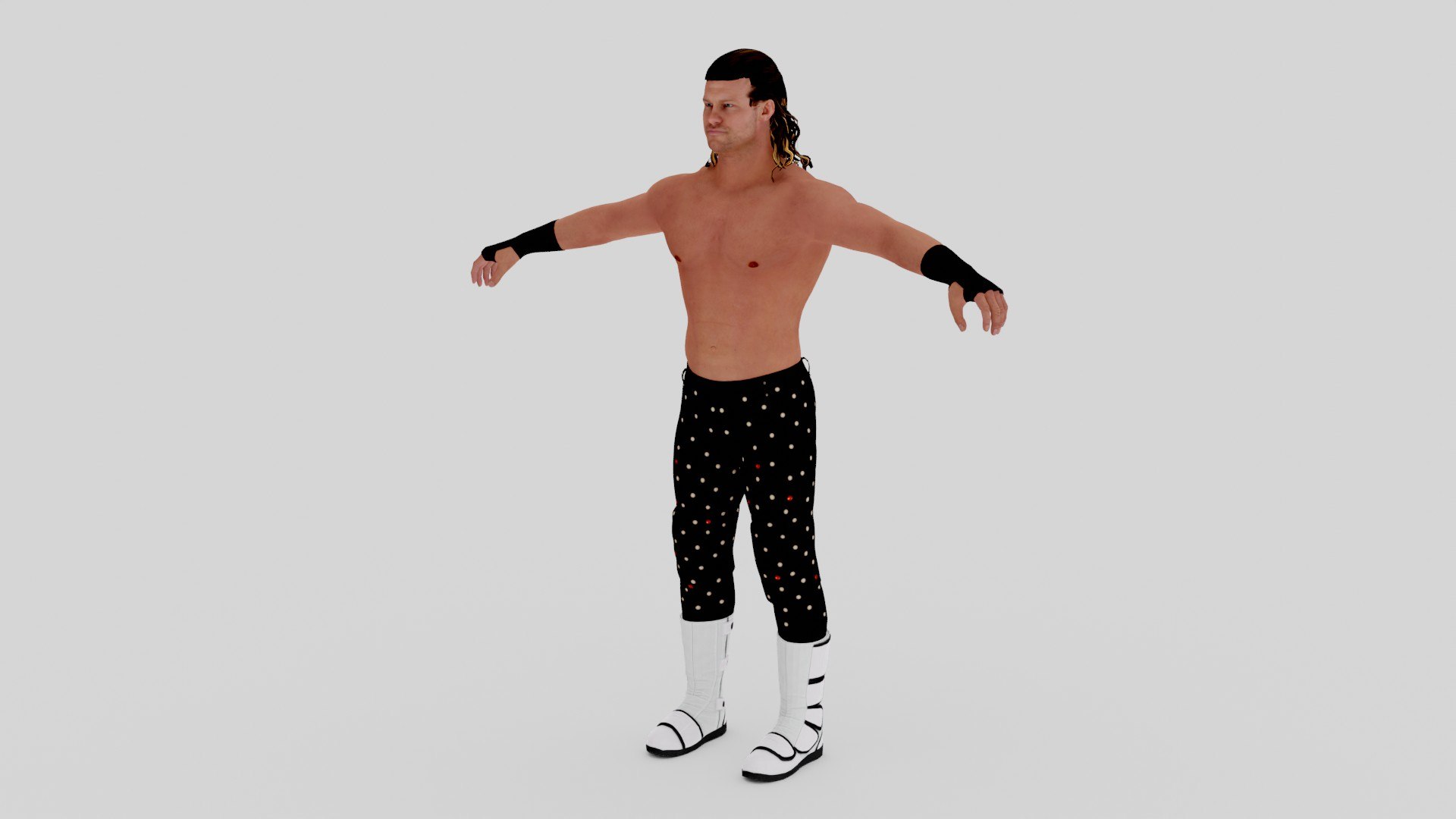 3D Model Dolph Ziggler WWE Champion - TurboSquid 2115614