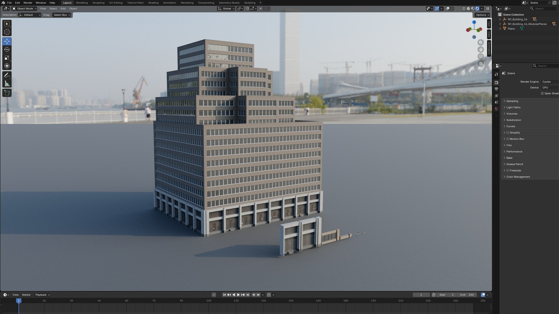 3D Model City Core - New York - Building 16 - TurboSquid 2578642
