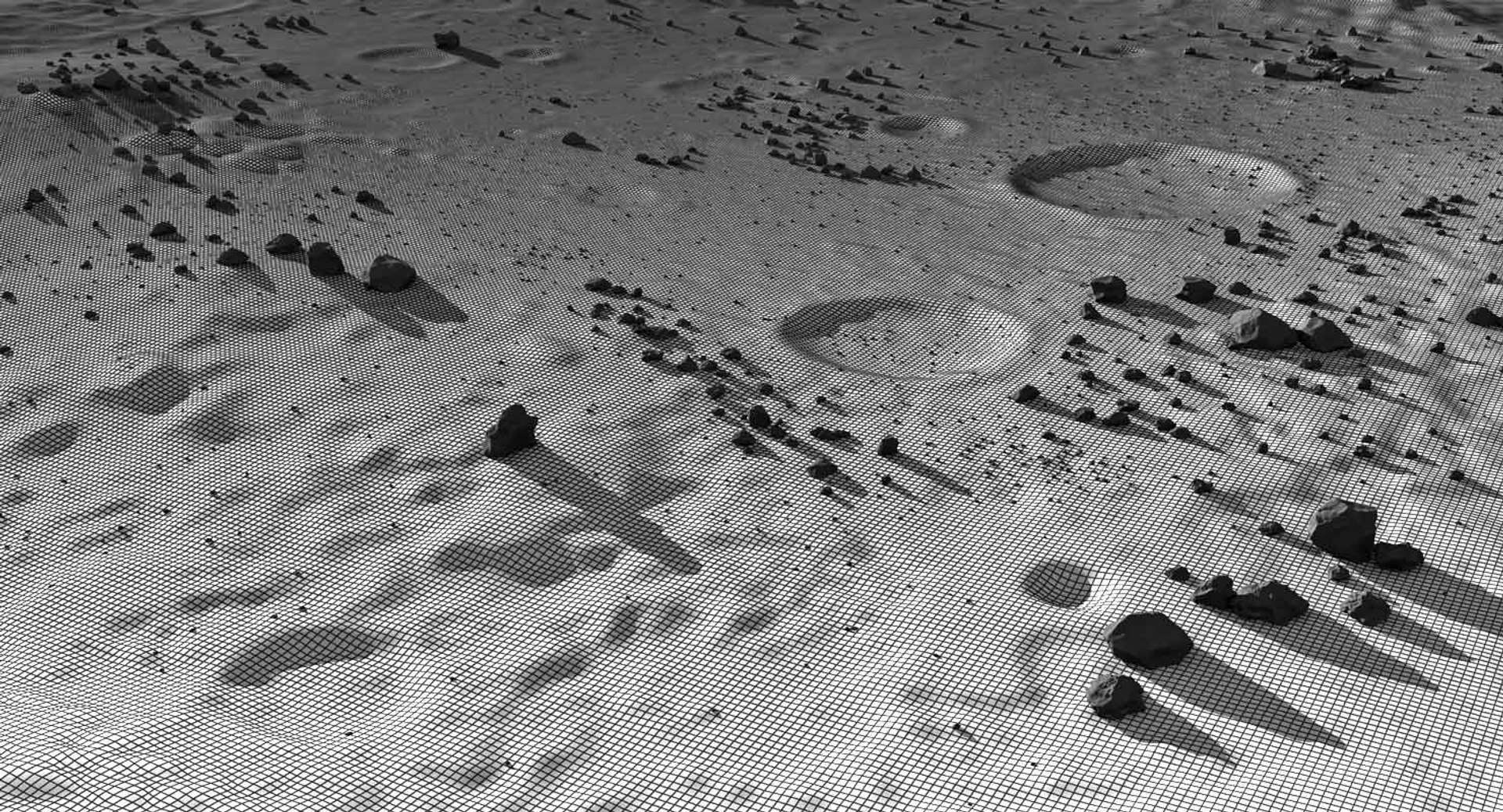 Moon Surface Rocks Scene 3D - TurboSquid 1160035