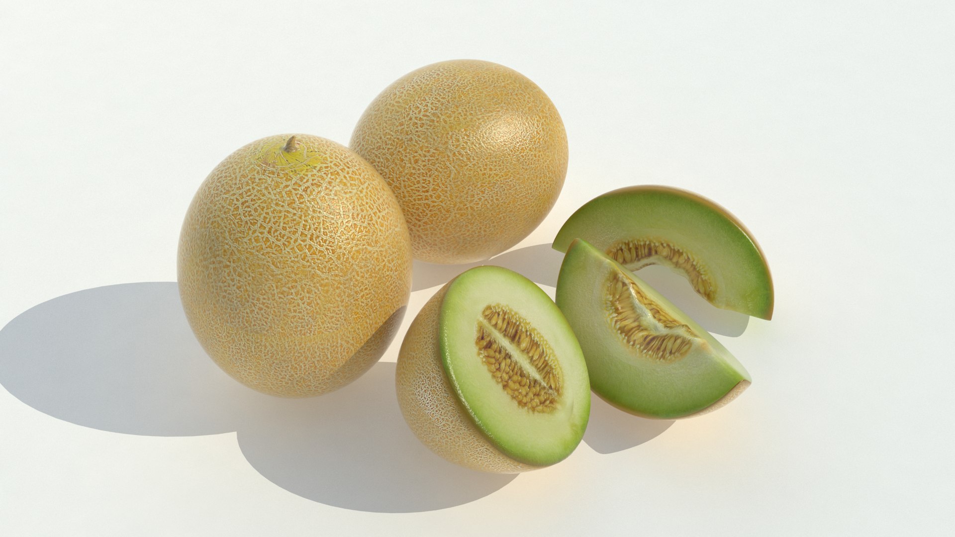 Realistic Melon Set 3d Max